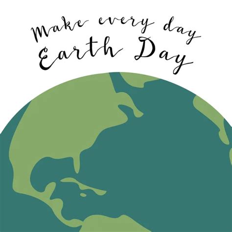 환경의 어머니의 지구의 시간을 축하하며 카드에 포스터 플라이어 디자인 스톡 벡터 ©juliasuena 472709000