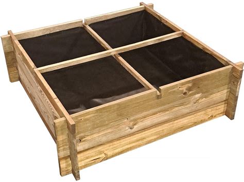 Carré Potager En Bois Aroma 100 X 100 X 30 Cm Leroy Merlin