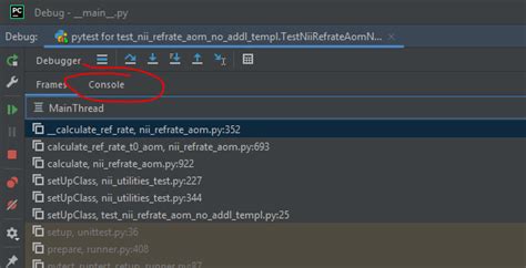 PyCharm hotkey for "console" in debug mode - Stack Overflow