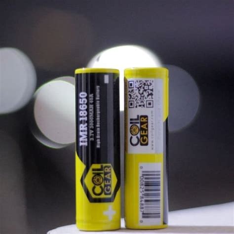Jual BATTERY COIL GEAR 40A 3000MAH BATERAI IMR 18650 FOR VAPE