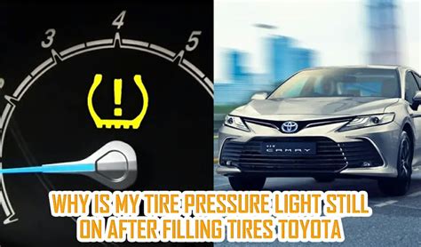 Why Is My Tire Light On How To Reset A Tire Pressure Light