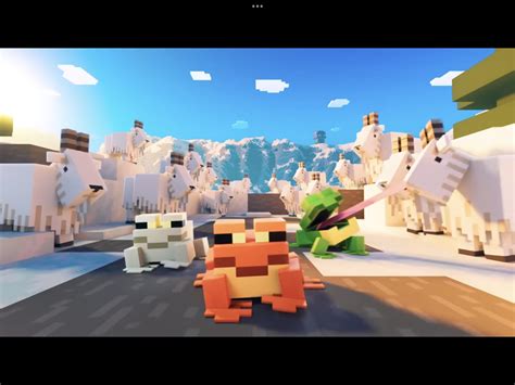 A Frog Eats A Goat In The Minecraft Live Trailer Recently Dropped R