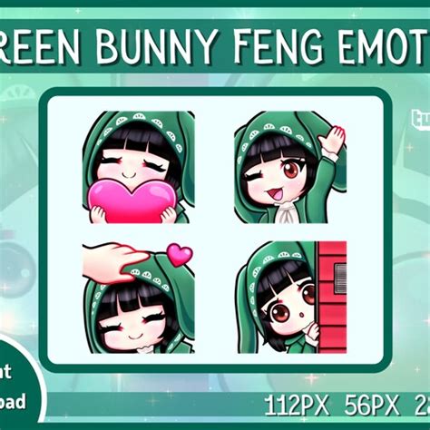 Pink Bunny Feng Min Emotes Dead By Daylight Survivor Emotes Etsy
