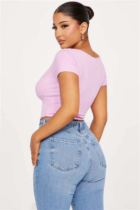Rebecca Ribbed Top Pink Fashion Nova Knit Tops Fashion Nova
