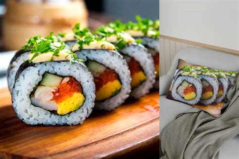 Sushi Rolls Set Graphic By Irynashancheva · Creative Fabrica