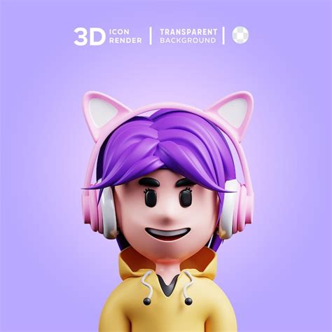 Premium Psd 3d Icon Gamers Illustration
