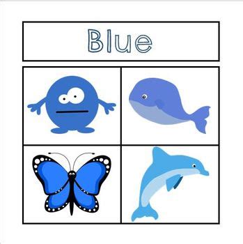 Color Sorting Task Cards File Folder Game By The Bubbly Behaviorist