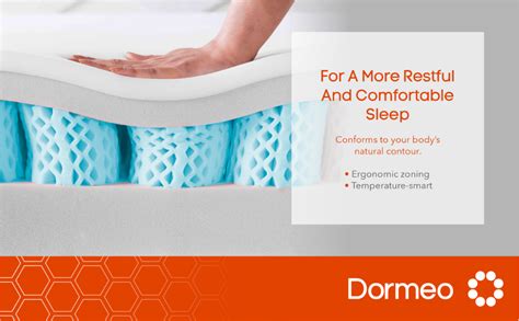 Dormeo Premium Full Size Cooling Mattress Topper 3 Inch 3 Zone