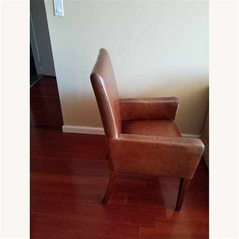 Pottery Barn Grayson Leather Dining Chairs Aptdeco