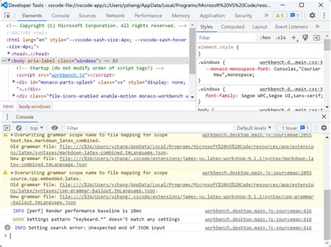 Extension Spams Extension Host Log With Warnings · Issue 1213 · Yzhang