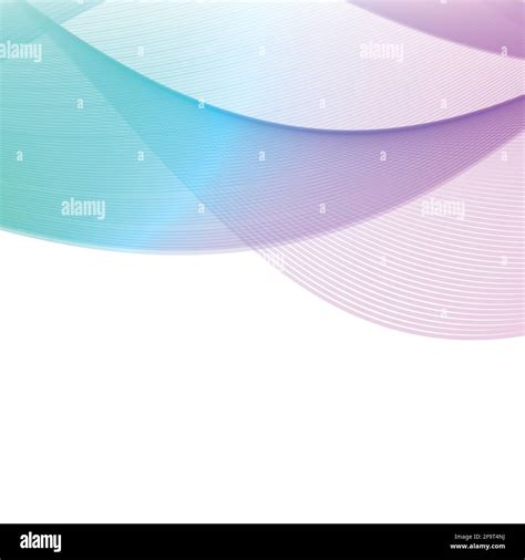 Abstract Blue Wavy Lines On White Background Vector Illustration Stock Vector Image And Art Alamy