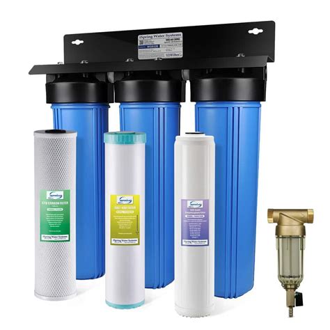 Ispring Whole House Water Filter System Wspin Down Sediment Filter