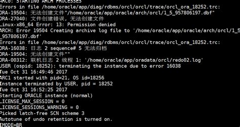 Oracle归档文件夹权限设置错误导致的数据库问题解决 Minseo 博客园