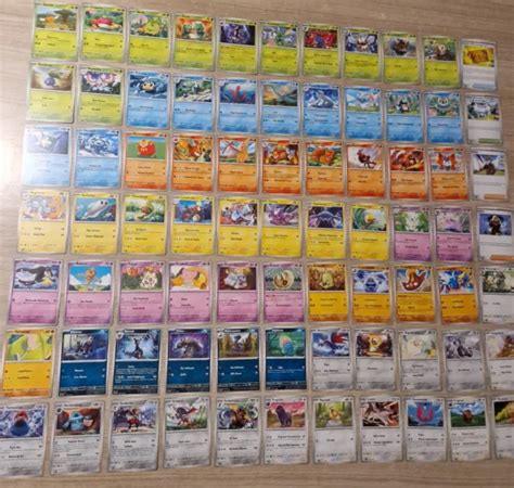 LOT DE 77 Cartes Pokémon Co Unco Flamme Obsidiennes Sans Double EUR 7