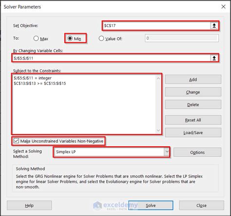 How To Do Schedule Optimization For A Particular Workforce Using Excel Solver 4 Methods Exceldemy