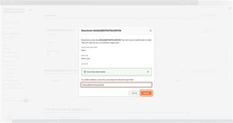 How To Remove The Access Key Of A User In Aws Kloudle Cloud Security Scanner
