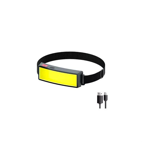 Generico Linterna Frontal Recargable 3 Modos