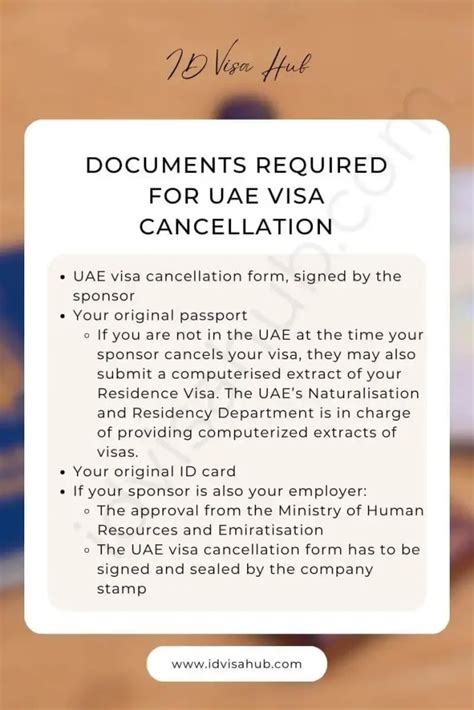 Uae Visa Cancellation A Complete Guide To Cancel Your Visa