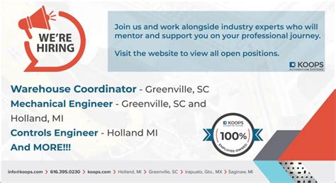 Koops Automation Systems On Linkedin Career Nowhiring Bestandbrightest Automation Engineering