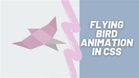 Flying Bird Animation In Css Bird Flying Animation Using Only Html