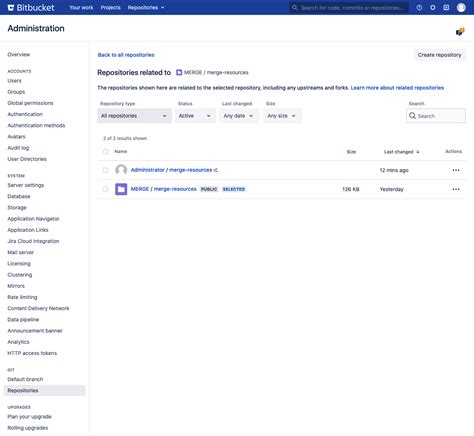 Advanced Repository Management Bitbucket Data Center 96 Atlassian