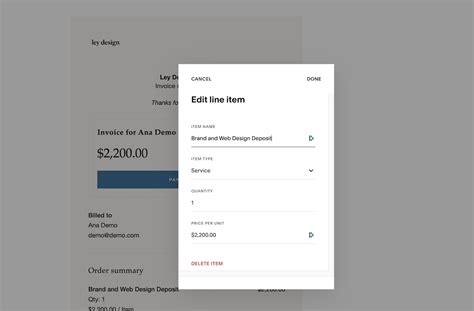 How To Send Invoices Through Squarespace