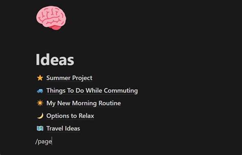 4 Creative Ways To Brainstorm Ideas In Notion