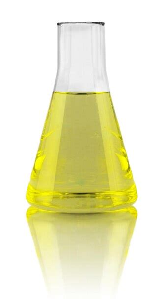 Premium Photo Laboratory Flask With Liquid