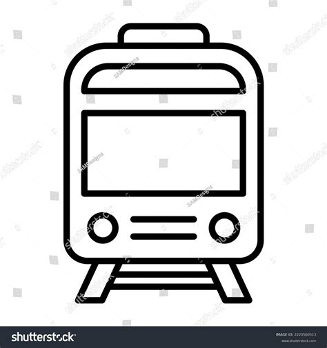Train Icon Vector Image Can Be Stock Vector Royalty Free 2220560513