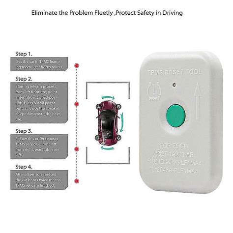For Fords Tpms19 Sensor Relearn Reset Tool Tire Pressure Monitor System Sensor Programming
