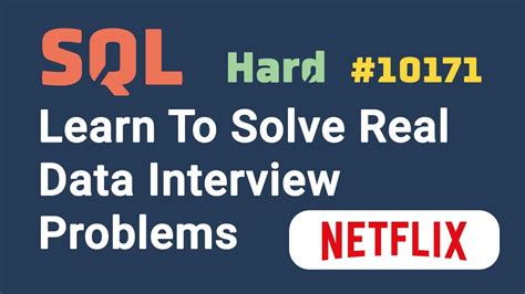 Data Analyst Interview Questions And Answers Sql 10171 Level Hard Youtube