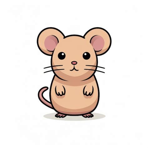Premium Ai Image Minimalistic Cartoon Mouse Icon In Gene Luen Yang Style