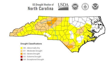 Extreme Drought Ends In Nc Severe Drought Continues In Columbus County