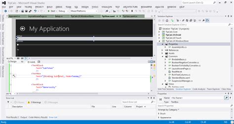 Mvvmcross Tipcalc Step Creating A Windows Store Ui Codeproject