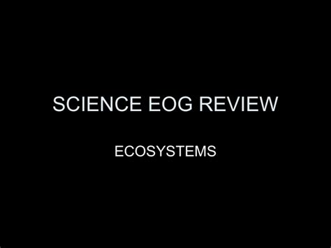 Science Eog Review