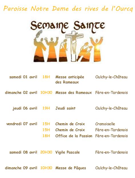 Semaine Sainte Diocèse De Soissons Laon Et Saint Quentin