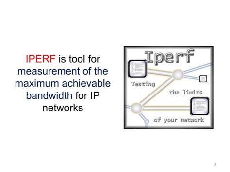 Network Performance Measurement Using Iperf Pptx Computer