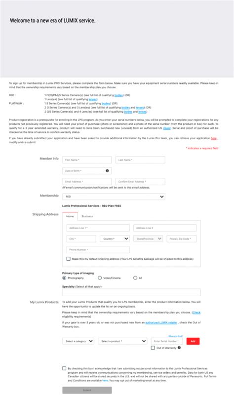 Panasonic Camera Warranty Registration Guide Sweetwater
