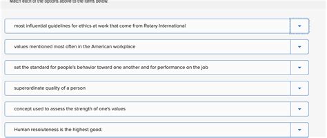 Solved Match The Items Below With Their Descriptions Match Chegg Com