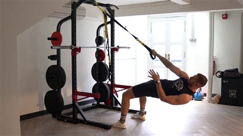 Single Arm Trx Row With Rotation Youtube