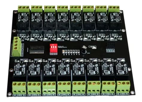 Módulo De Relé Electromagnético De 16 Canales Envío Gratis