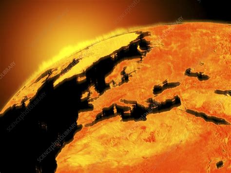 Global Warming Conceptual Artwork Stock Image C Science Photo Library