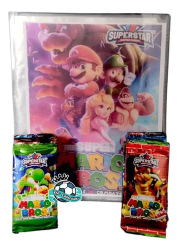 Coleccionador Sobres Super Mario Bros Tarjetas D Combate Meses Sin Intereses