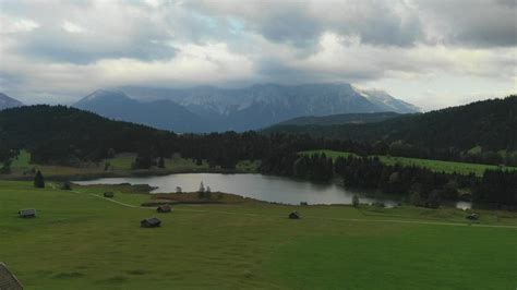 The Idyllic Lake Geroldsee In The Karwendel Mountains Of The Bavarian