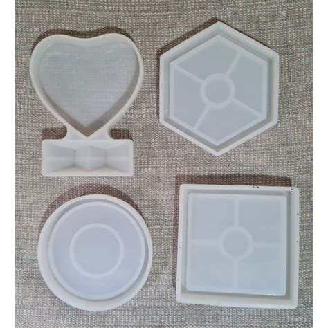 Moldes Para Resina Epoxi Kit Shopee Brasil