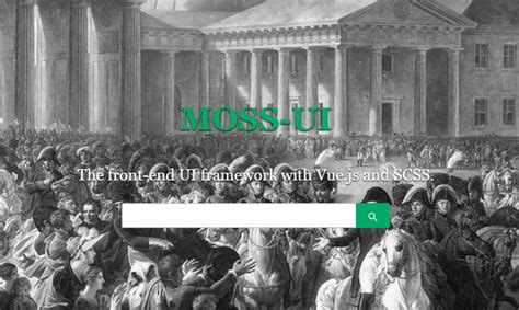 The Front End Ui Framework With Vuejs And Scss