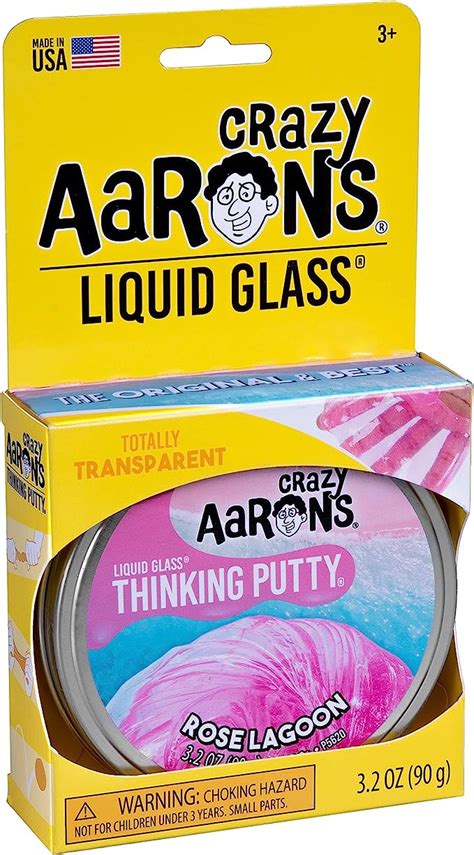 Crazy Aarons Liquid Glass Thinking Putty Rose Lagoon Safari Ltd®