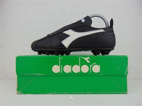 Vintage 80s Diadora Wembley Soccer Shoes Ifbray