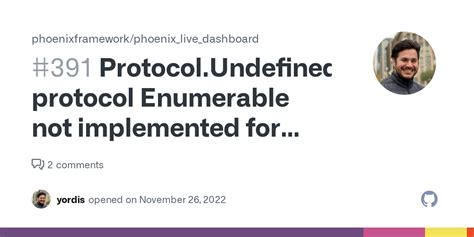 Protocolundefinederror Protocol Enumerable Not Implemented For Exit