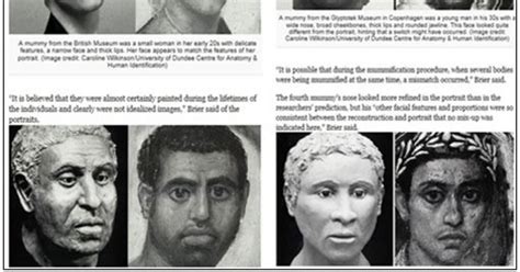 미라 실제 얼굴 복원몽타주 전문가들의 새 업적 완벽 일치